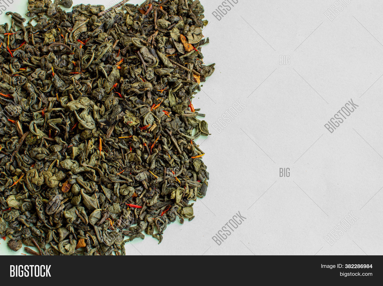 Dry Green Tea Leaves Image & Photo (Free Trial) | Bigstock