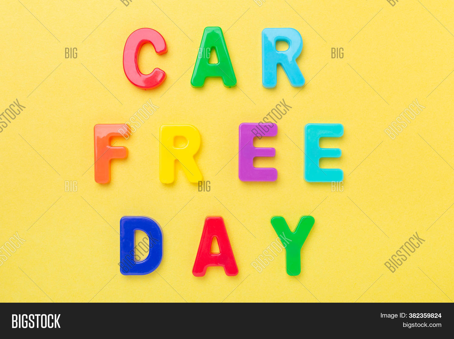 Multicolored Text Car Image & Photo (Free Trial) | Bigstock