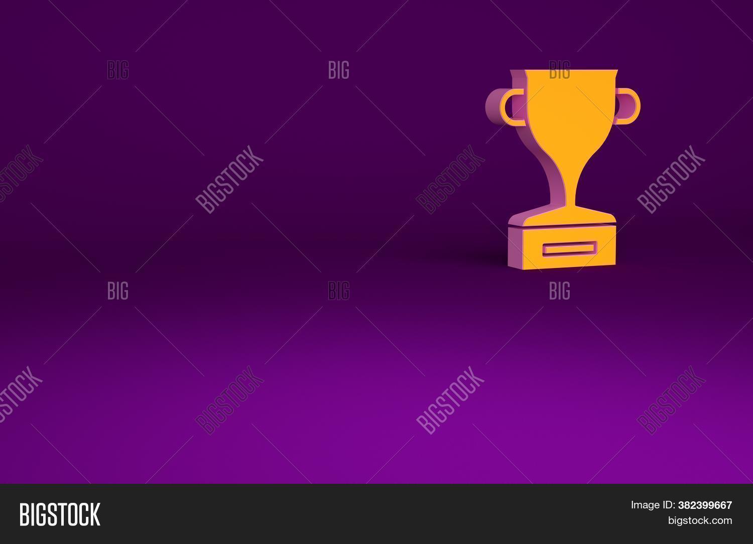 Orange Award Cup Icon Image & Photo (Free Trial) | Bigstock