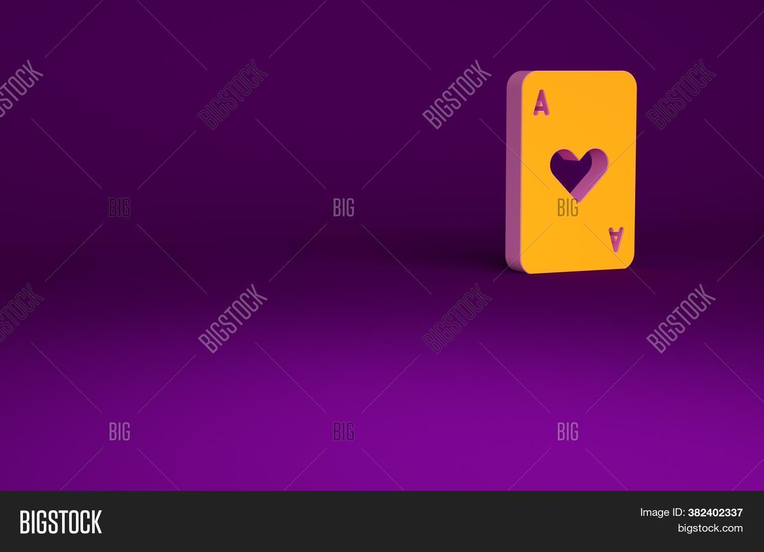 Orange Playing Card Image & Photo (Free Trial) | Bigstock