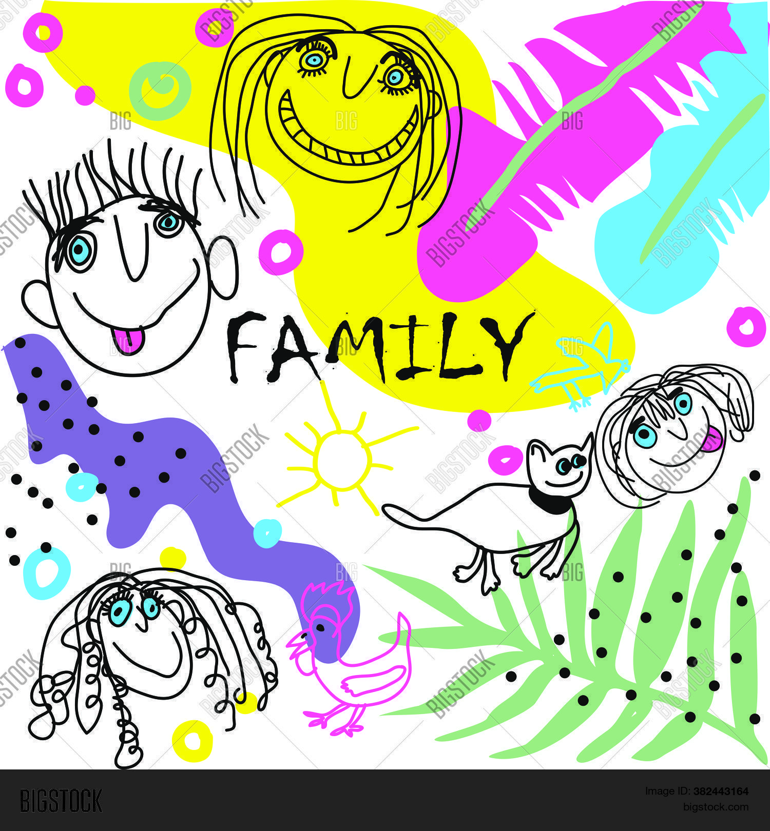 Cheerful Color Vector & Photo (Free Trial) | Bigstock