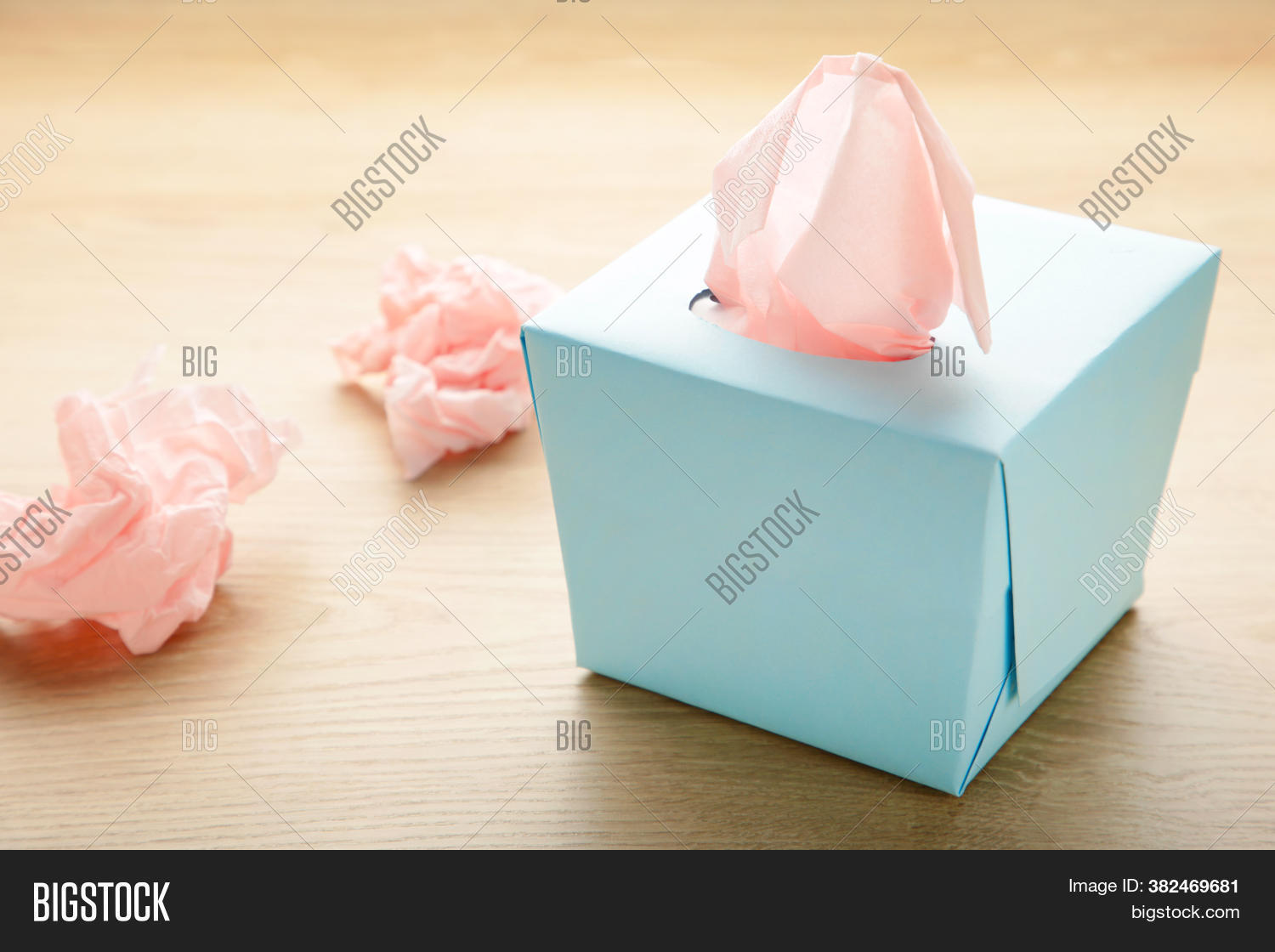 Blue Box Paper Tissues Image & Photo (Free Trial) | Bigstock