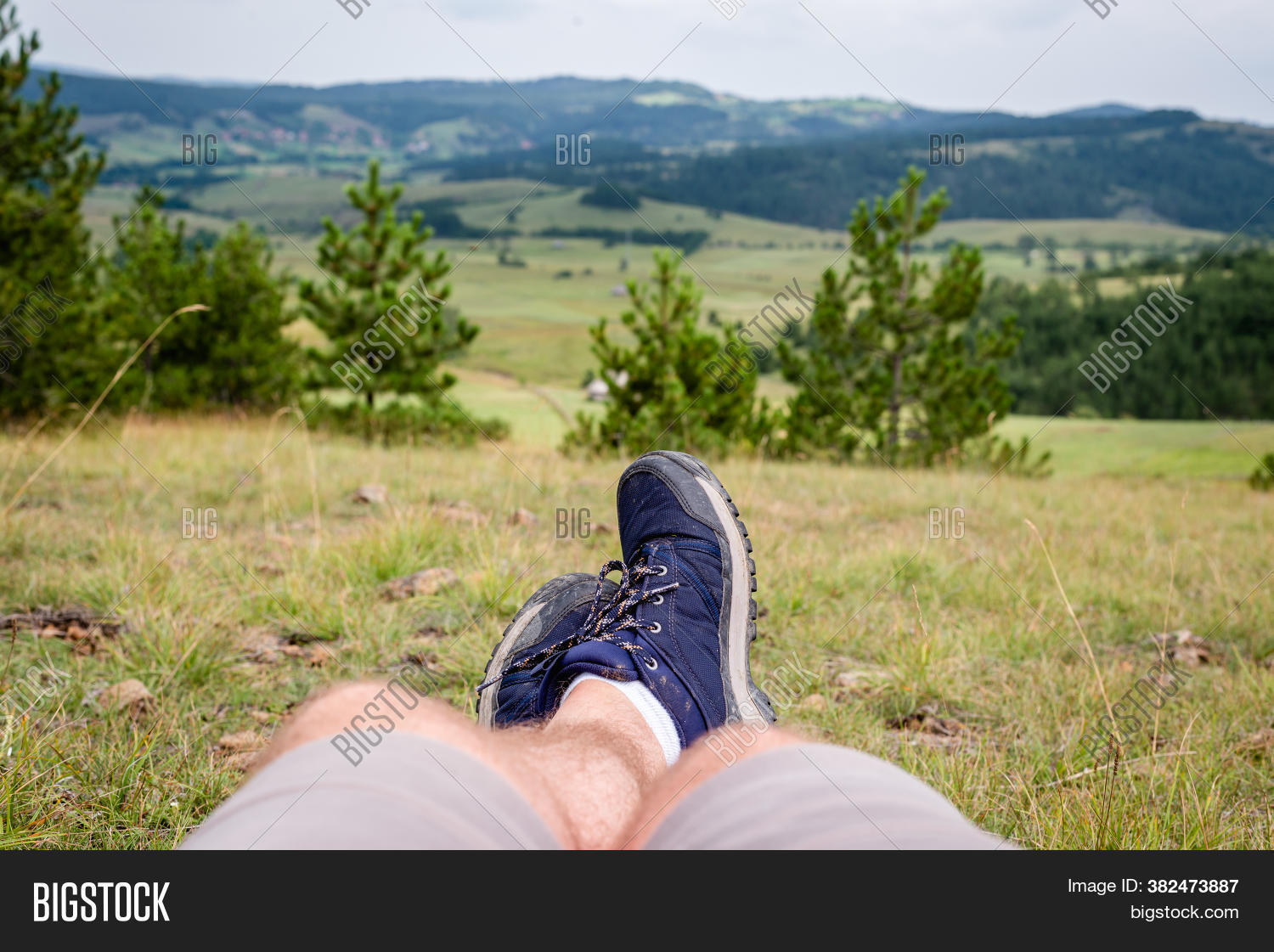 Man Hiking Nature Image & Photo (Free Trial) | Bigstock