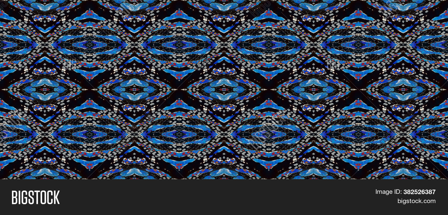 Geo Symmetric Ikat Image & Photo (Free Trial) | Bigstock