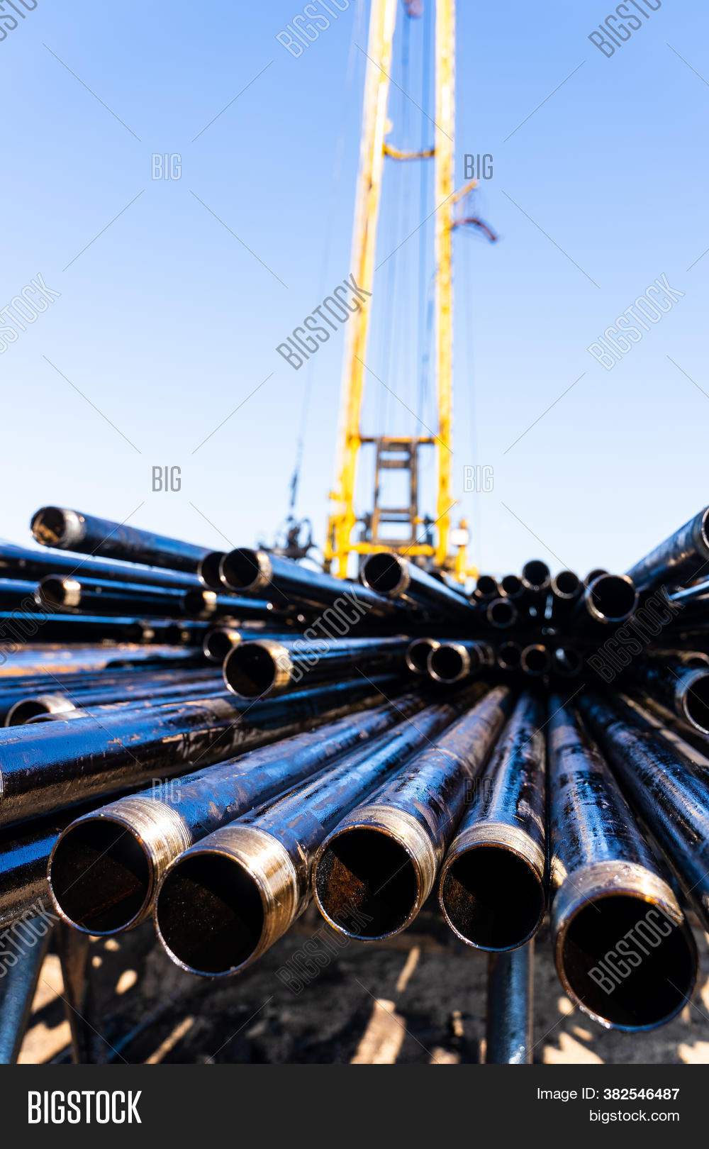 Oil Drill Pipe. Image & Photo (Free Trial) | Bigstock