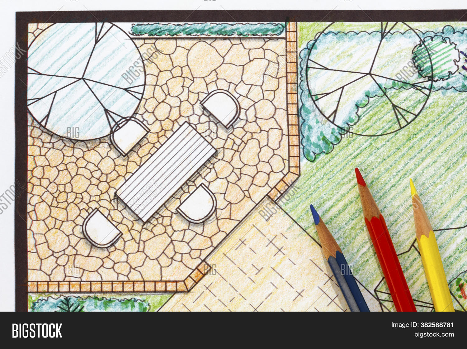 Backyard Garden Plan Image & Photo (Free Trial) | Bigstock