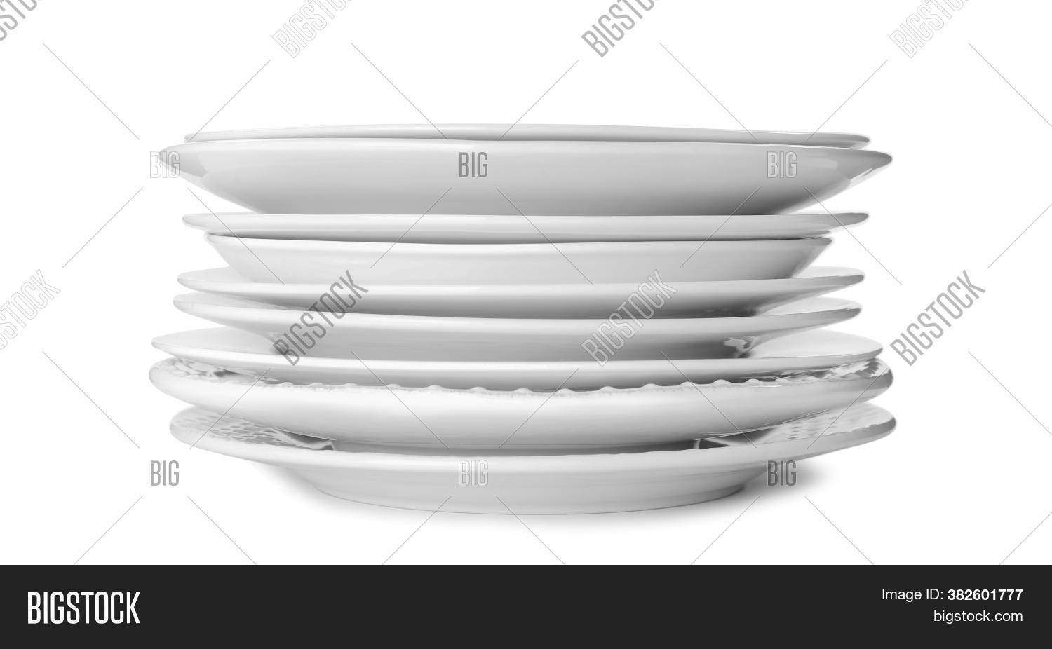 Stack Clean Plates Image & Photo (Free Trial) | Bigstock