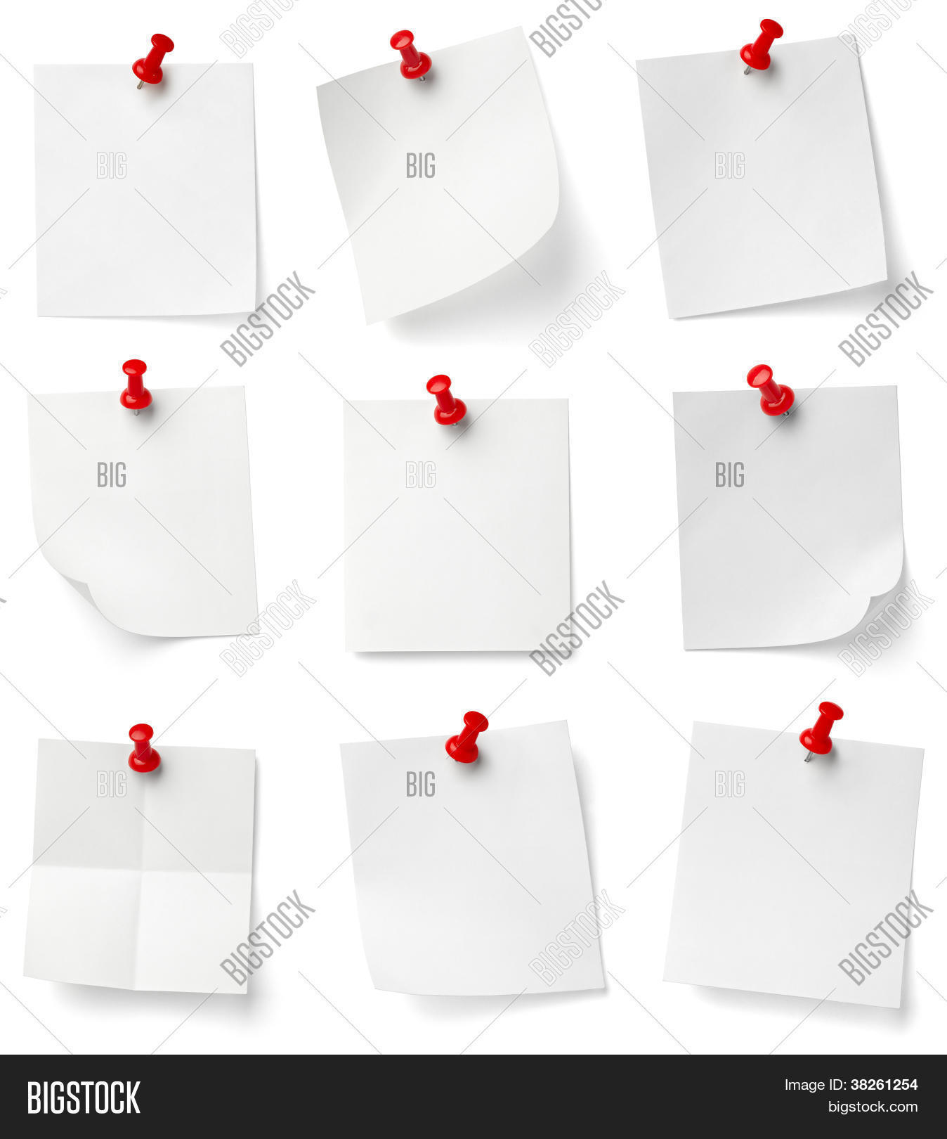 Push Pin Note Paper Image & Photo (Free Trial) | Bigstock