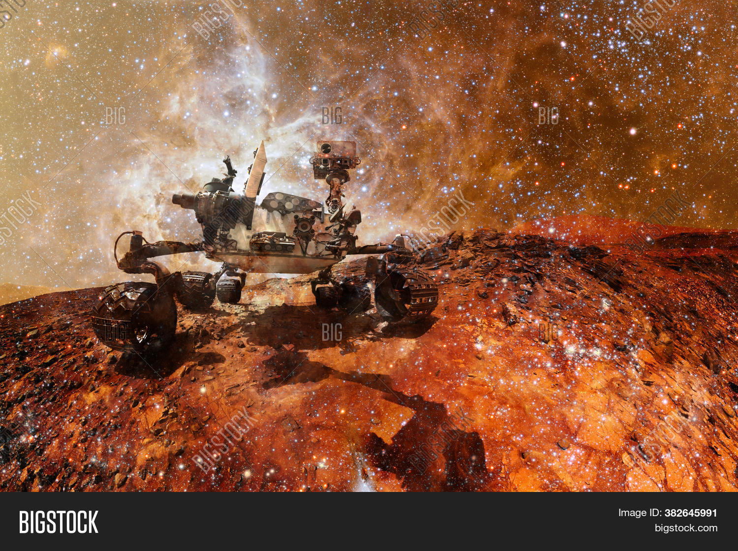 Curiosity Rover Image & Photo (Free Trial) | Bigstock