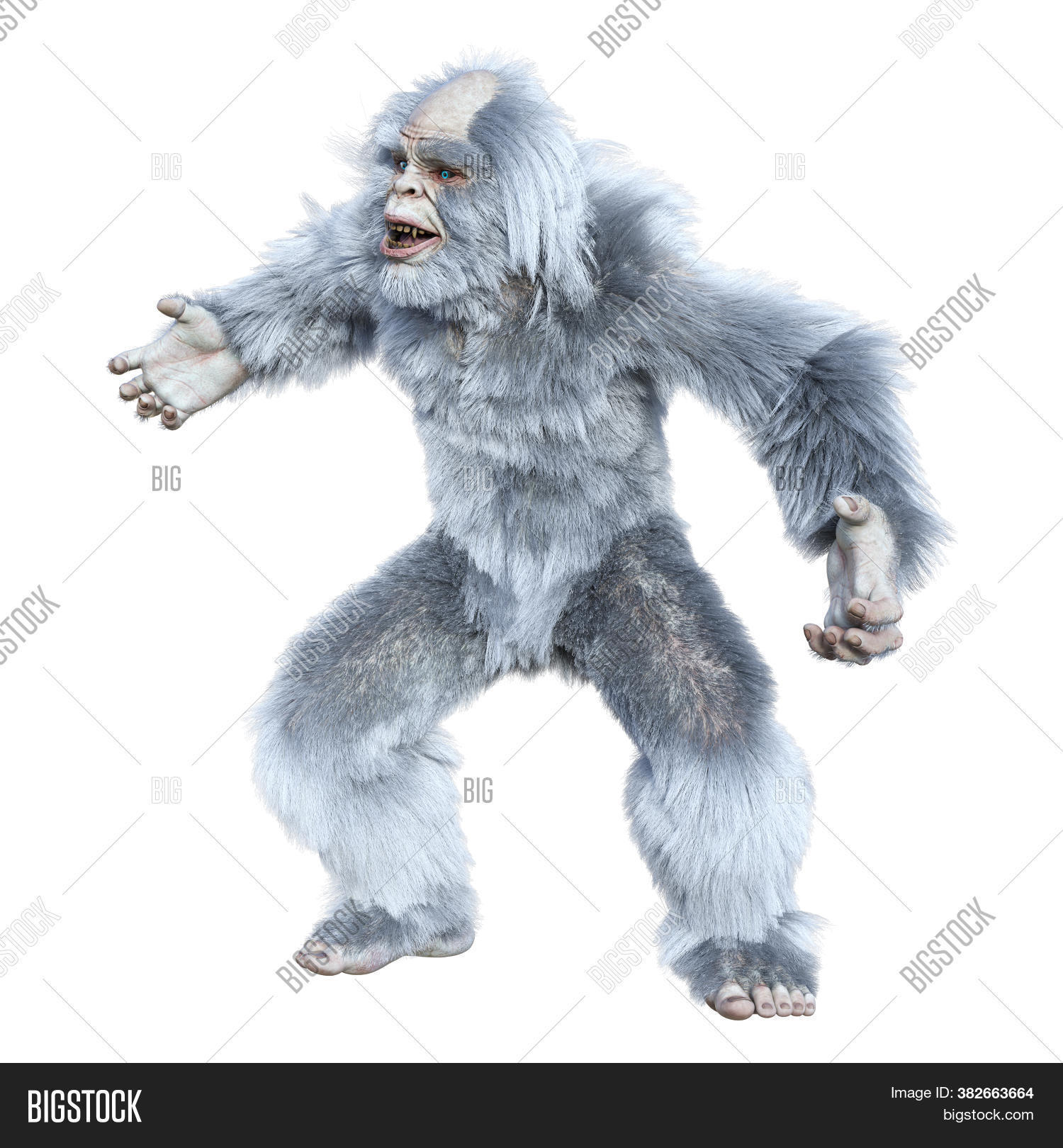 3D Rendering Yeti On Image & Photo (Free Trial) | Bigstock