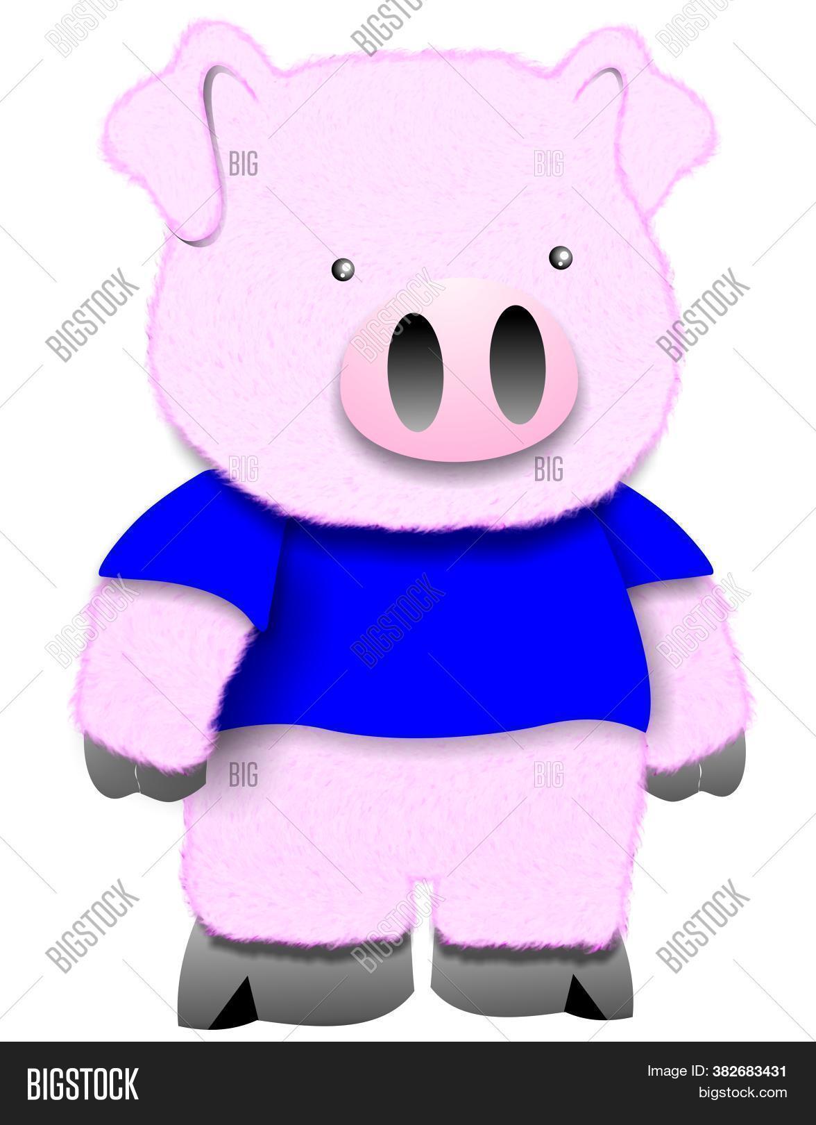 Cute Fluffy Kid Pink Image & Photo (Free Trial) | Bigstock