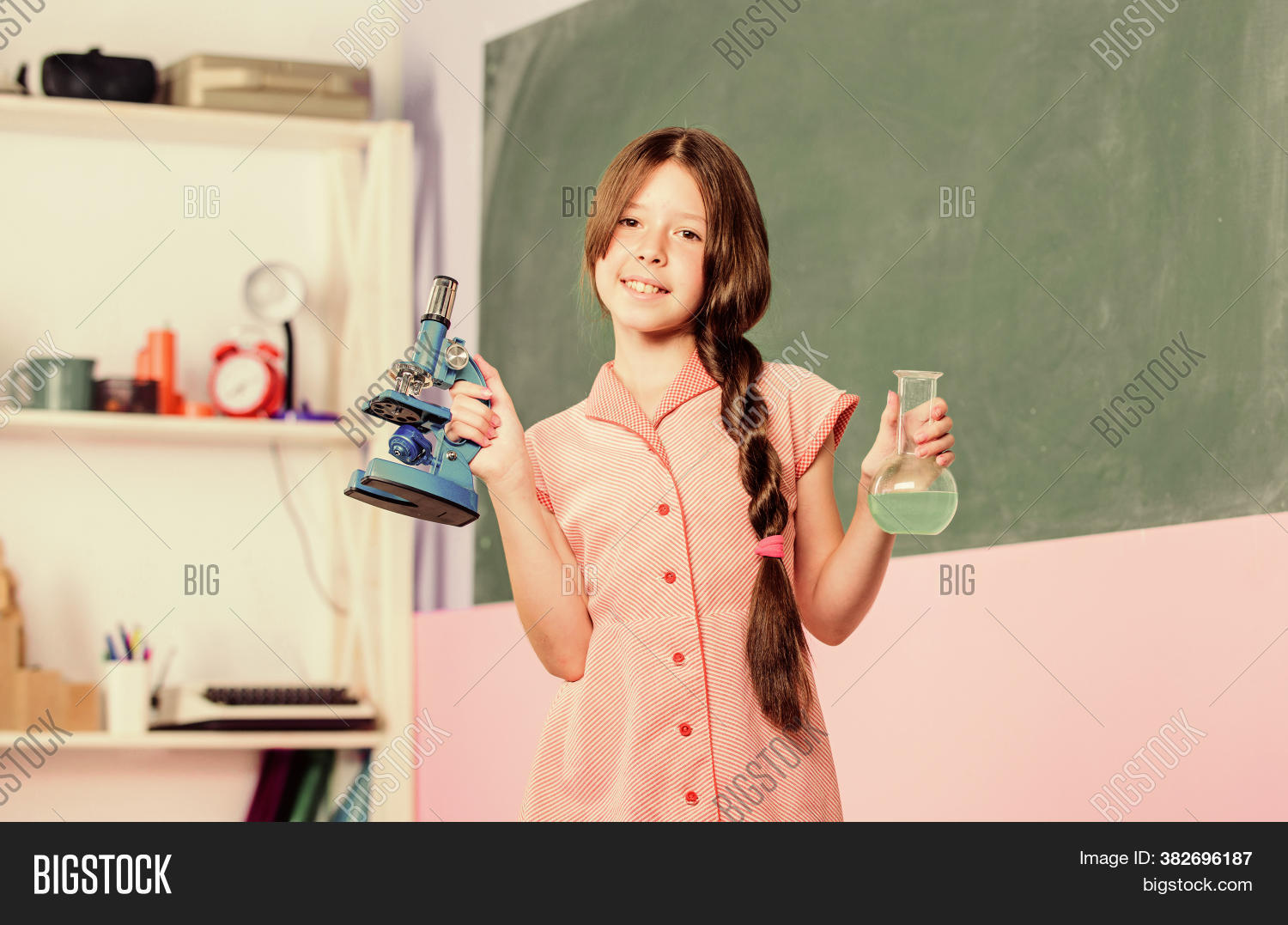 Girl Chemistry Class Image & Photo (Free Trial) | Bigstock