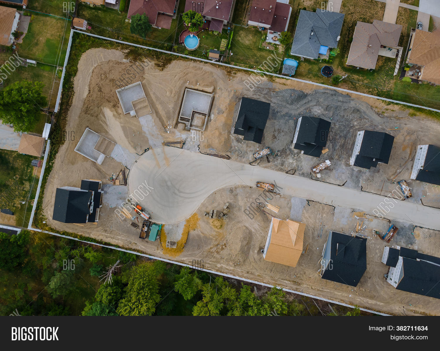 Residential Aerial Image & Photo (Free Trial) | Bigstock
