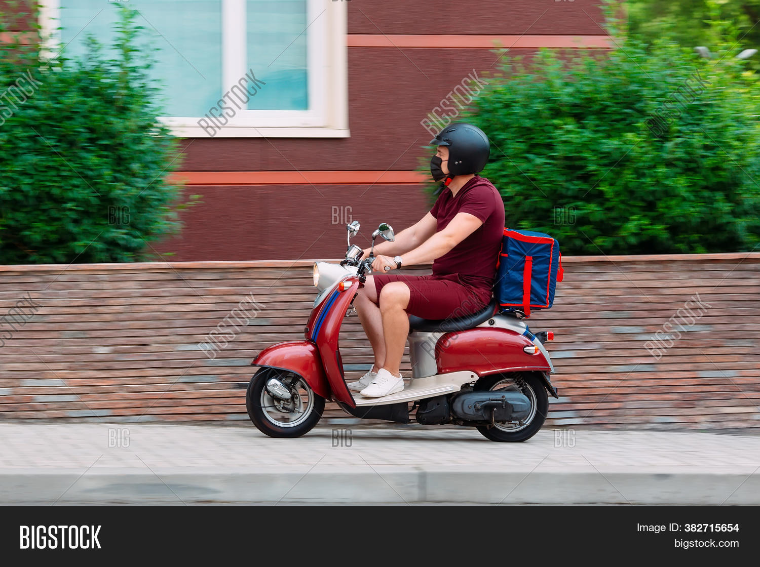 Delivery Boy Wearing Image & Photo (Free Trial) | Bigstock