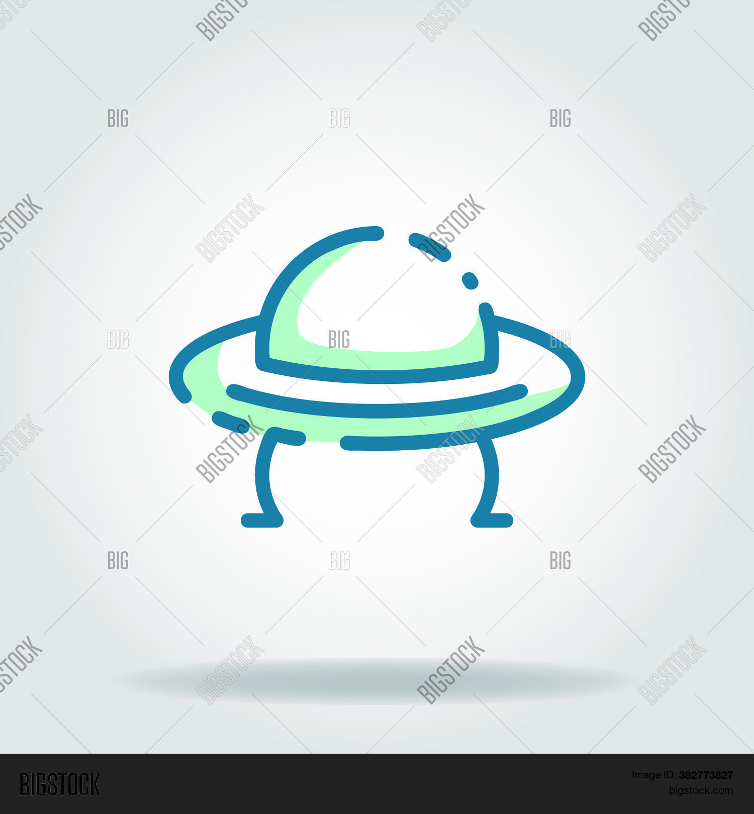 Logo Symbol Ufo Icon Vector & Photo (Free Trial) | Bigstock