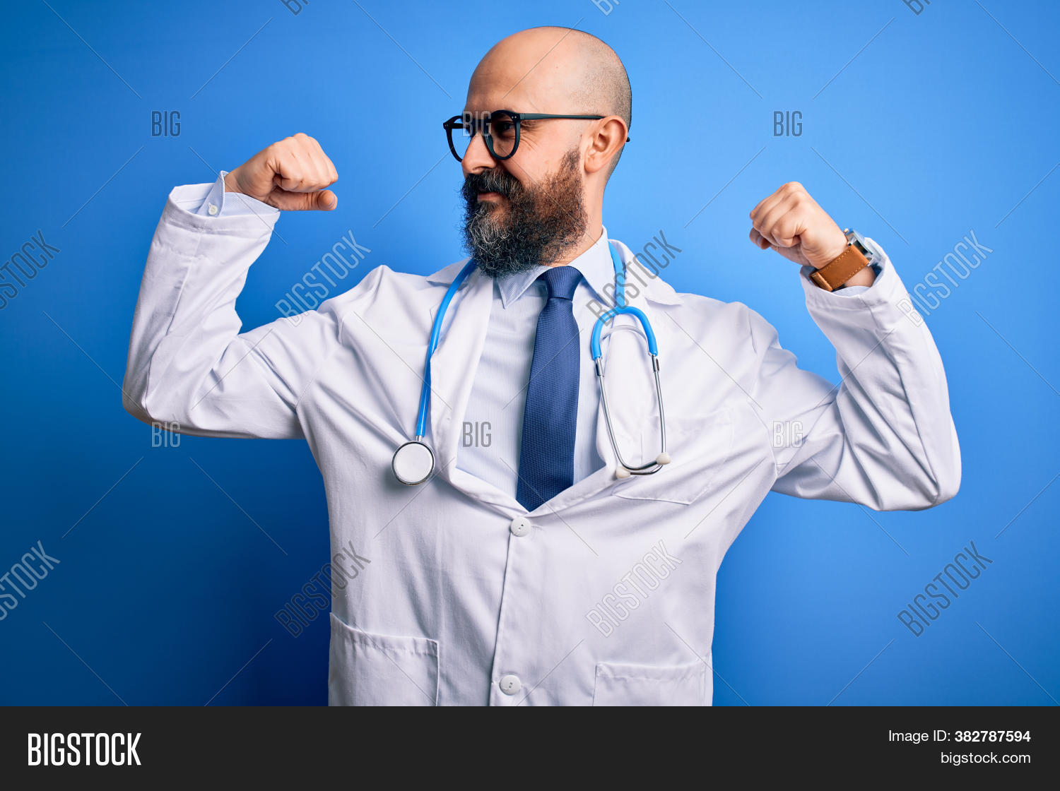 Handsome Bald Doctor Image & Photo (Free Trial) | Bigstock