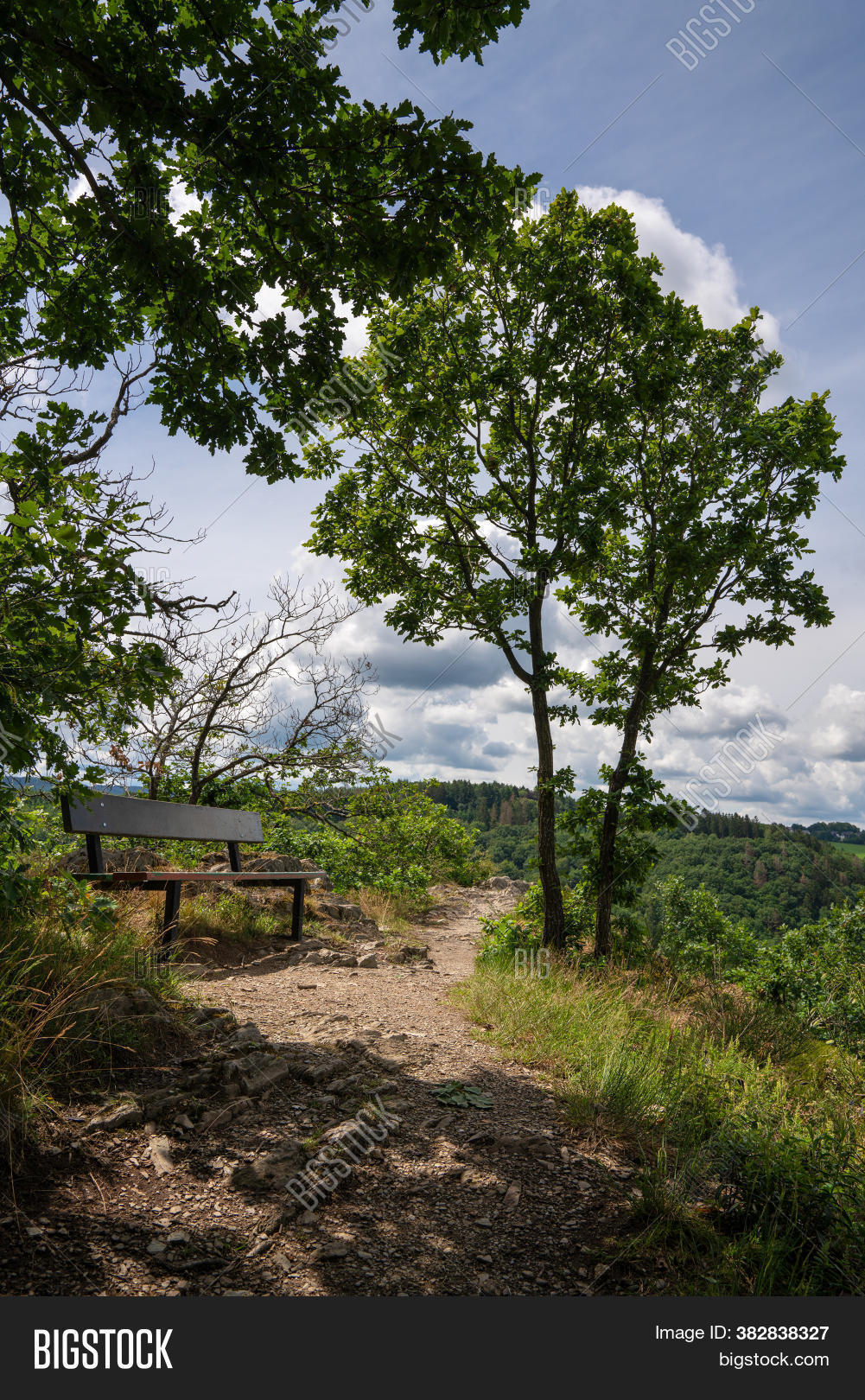 Hiking Trail Bench Image & Photo (Free Trial) | Bigstock