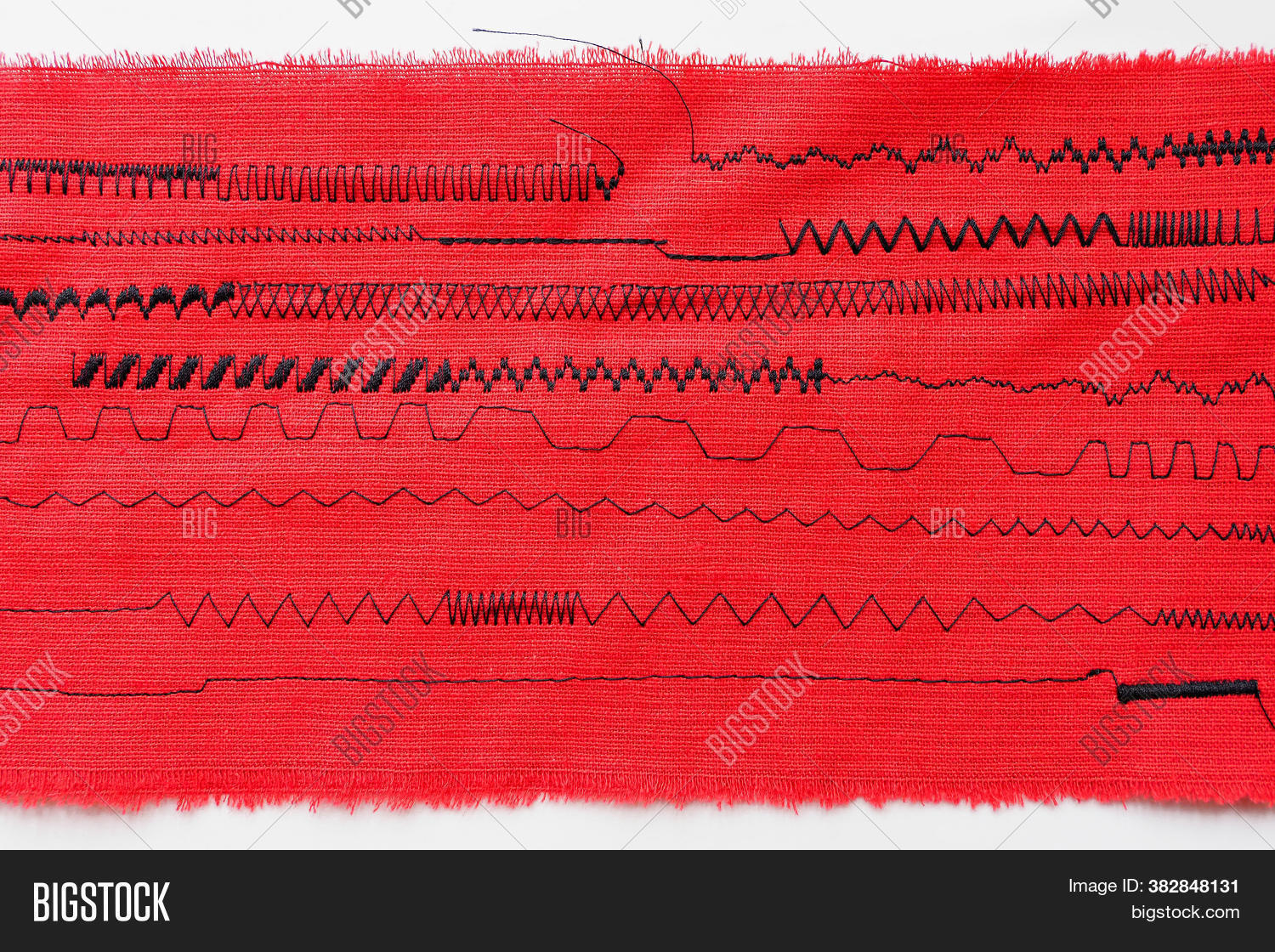 Sewing Machine Stitch Image & Photo (Free Trial) | Bigstock