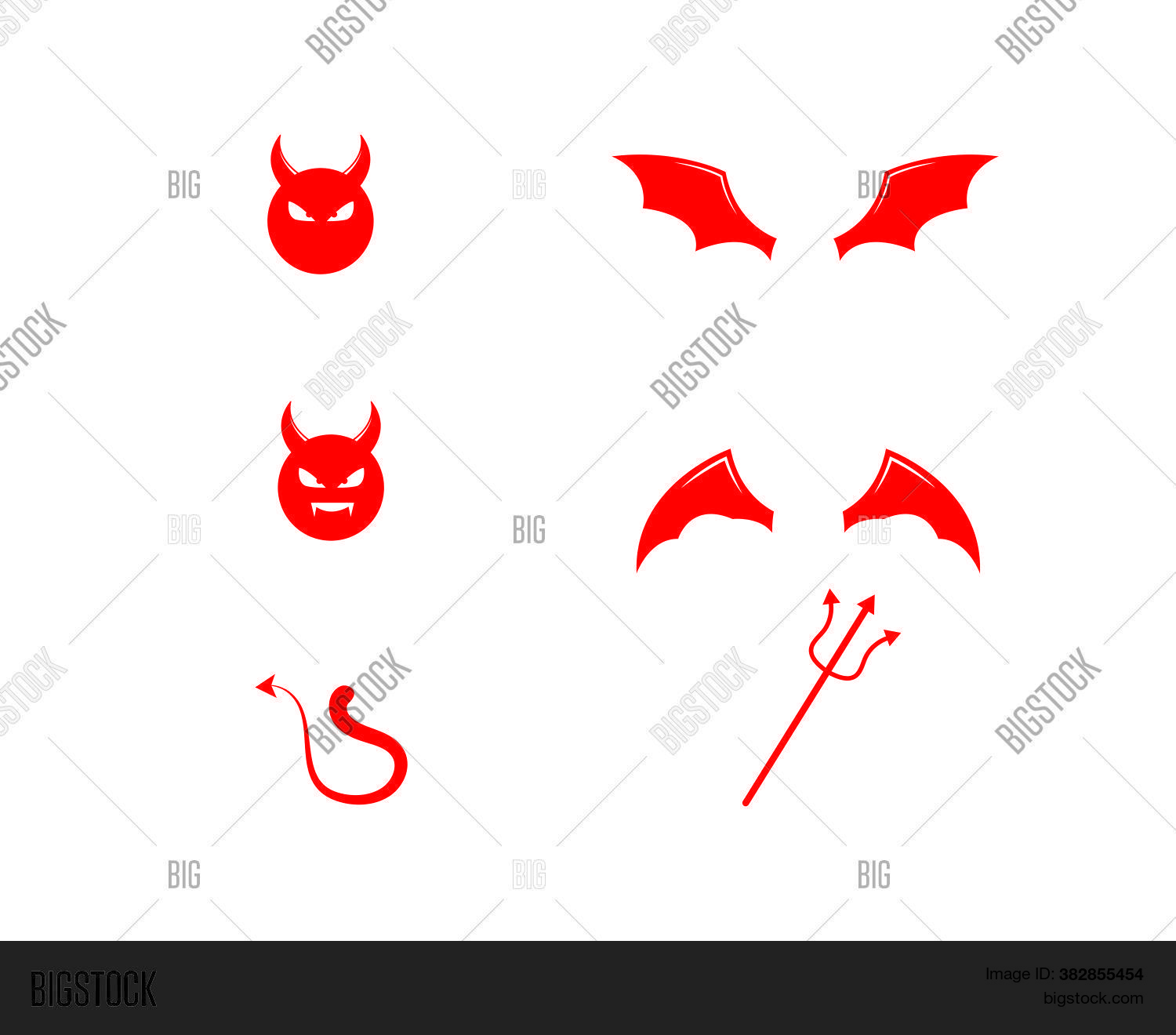 Devil Logo Vector Vector & Photo (Free Trial) | Bigstock