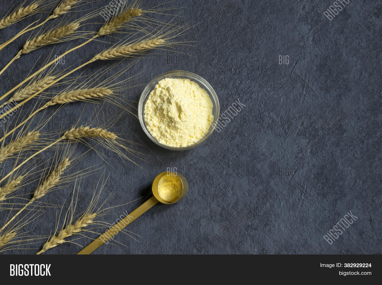 Rye Flour Glass Bowl, Image & Photo (Free Trial) | Bigstock
