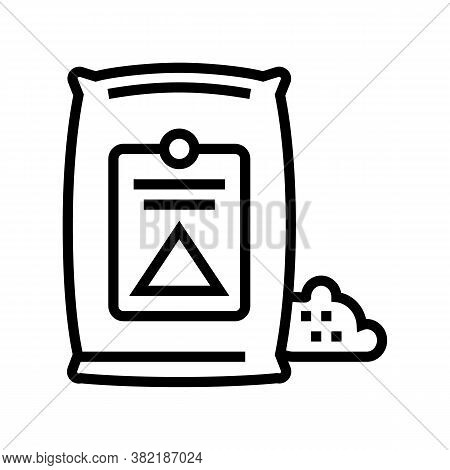Cement Bag Line Icon Vector & Photo (Free Trial) | Bigstock