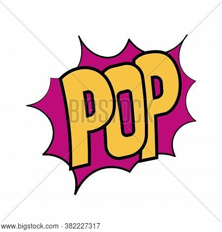 Isolated Pop Comics Vector & Photo (Free Trial) | Bigstock