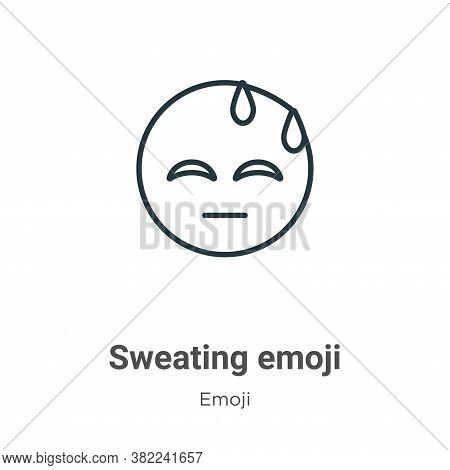 Sweating Emoji Icon Vector & Photo (Free Trial) | Bigstock