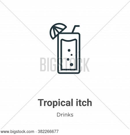 Tropical Itch Icon Vector & Photo (Free Trial) | Bigstock