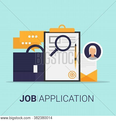 Job Application Vector & Photo (Free Trial) | Bigstock