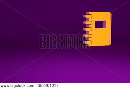 Orange Notebook Icon Image & Photo (Free Trial) | Bigstock