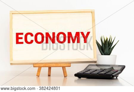 Word Economy Written Image & Photo (Free Trial) | Bigstock