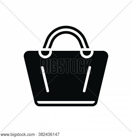 Black Solid Icon Bag Vector & Photo (Free Trial) | Bigstock