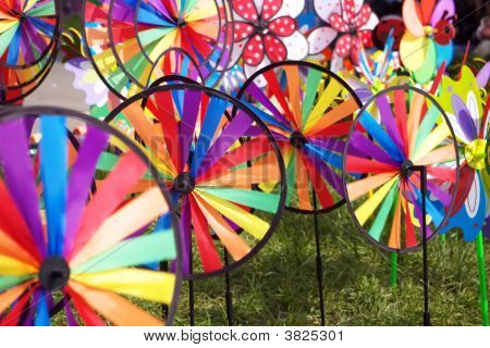 Colorful Wind Wheels Image & Photo (Free Trial) | Bigstock