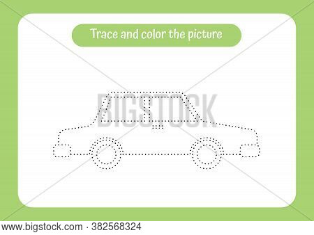 Car. Trace Color Vector & Photo (Free Trial) | Bigstock
