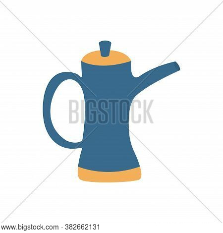 Cute Blue Teapot Vector & Photo (Free Trial) | Bigstock