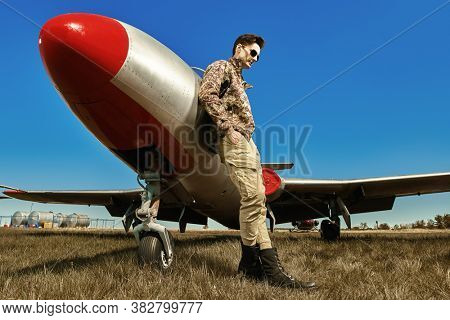 Handsome Man Pilot Image & Photo (Free Trial) | Bigstock