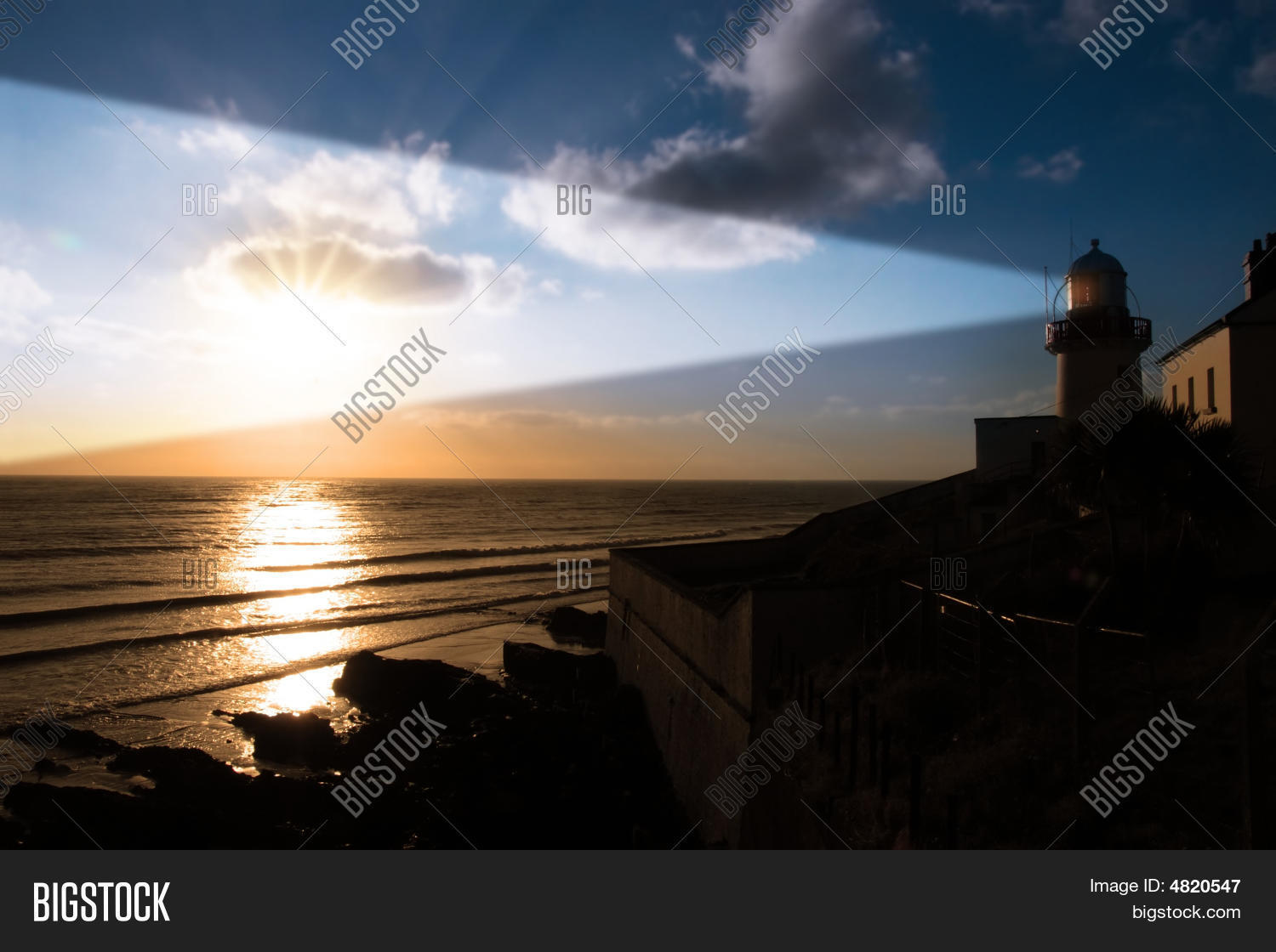 Lighthouse Sunset Image & Photo (Free Trial) | Bigstock