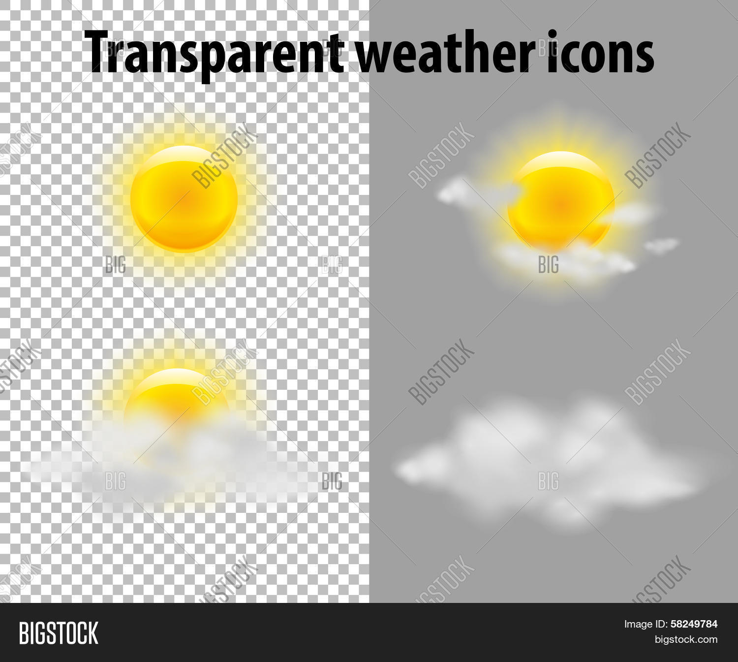 Transparent Weather Vector & Photo (Free Trial) | Bigstock