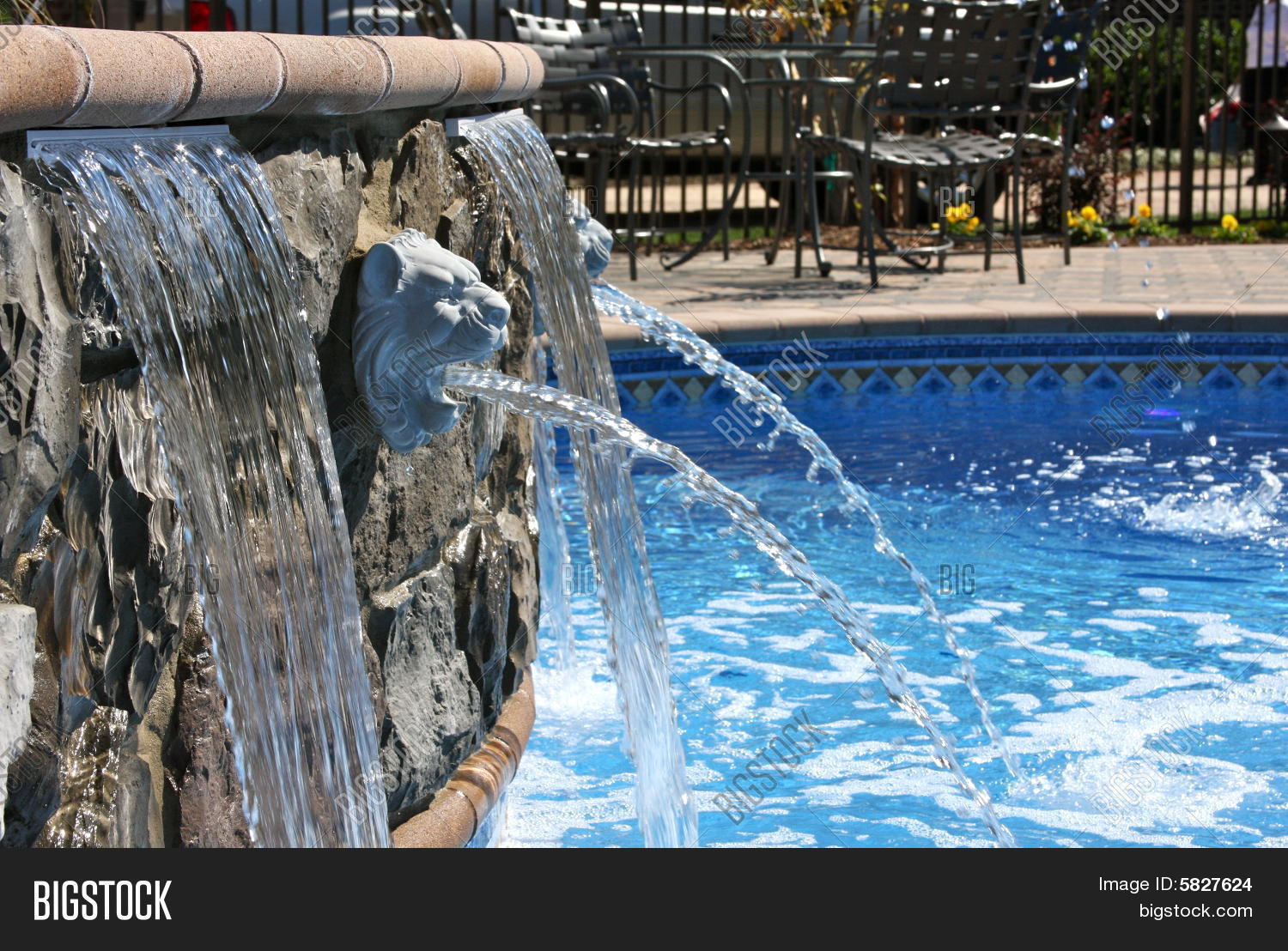 Lion Water Fountain Image & Photo (Free Trial) | Bigstock