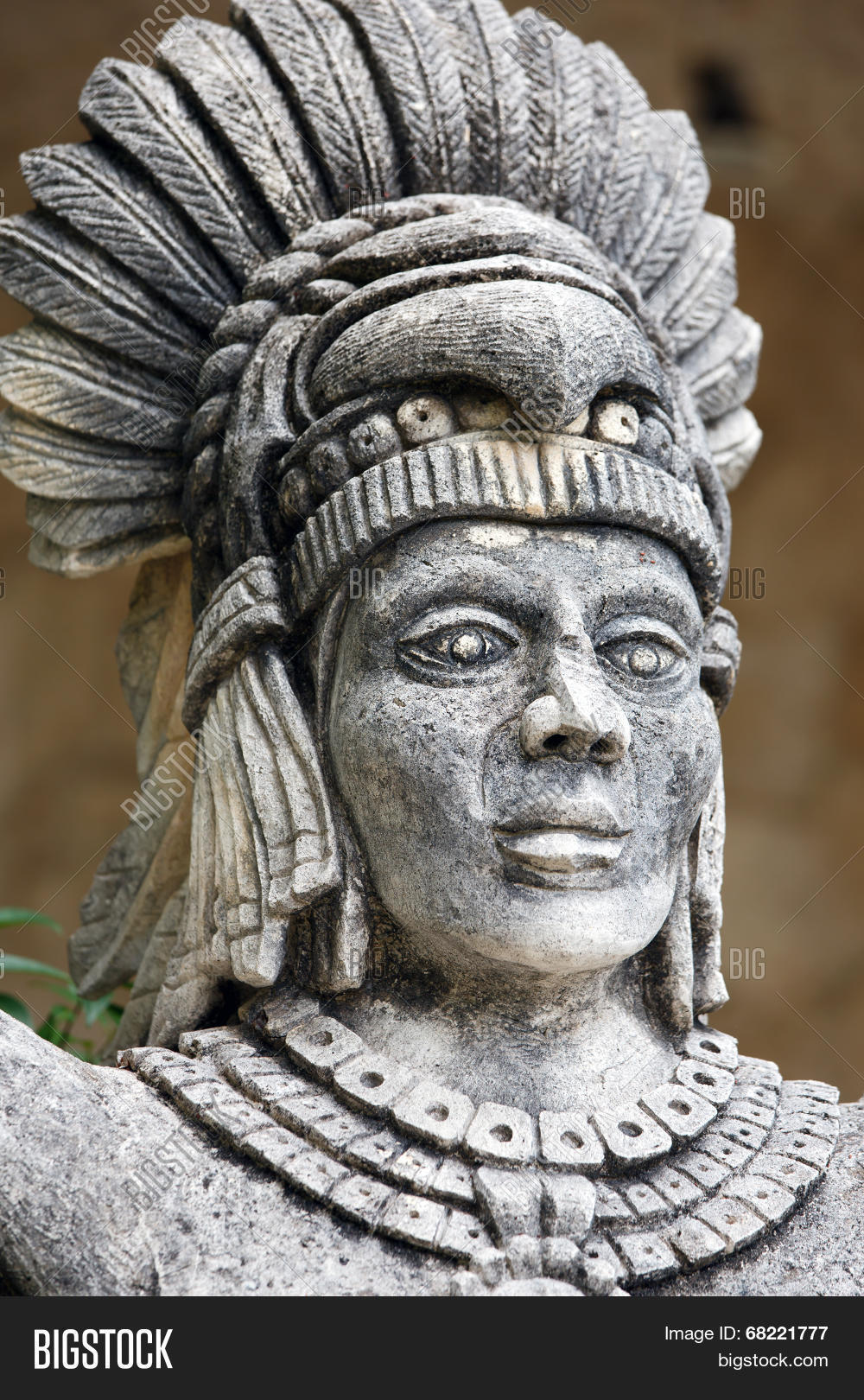 Portrait Mayan Warrior Image & Photo (Free Trial) | Bigstock