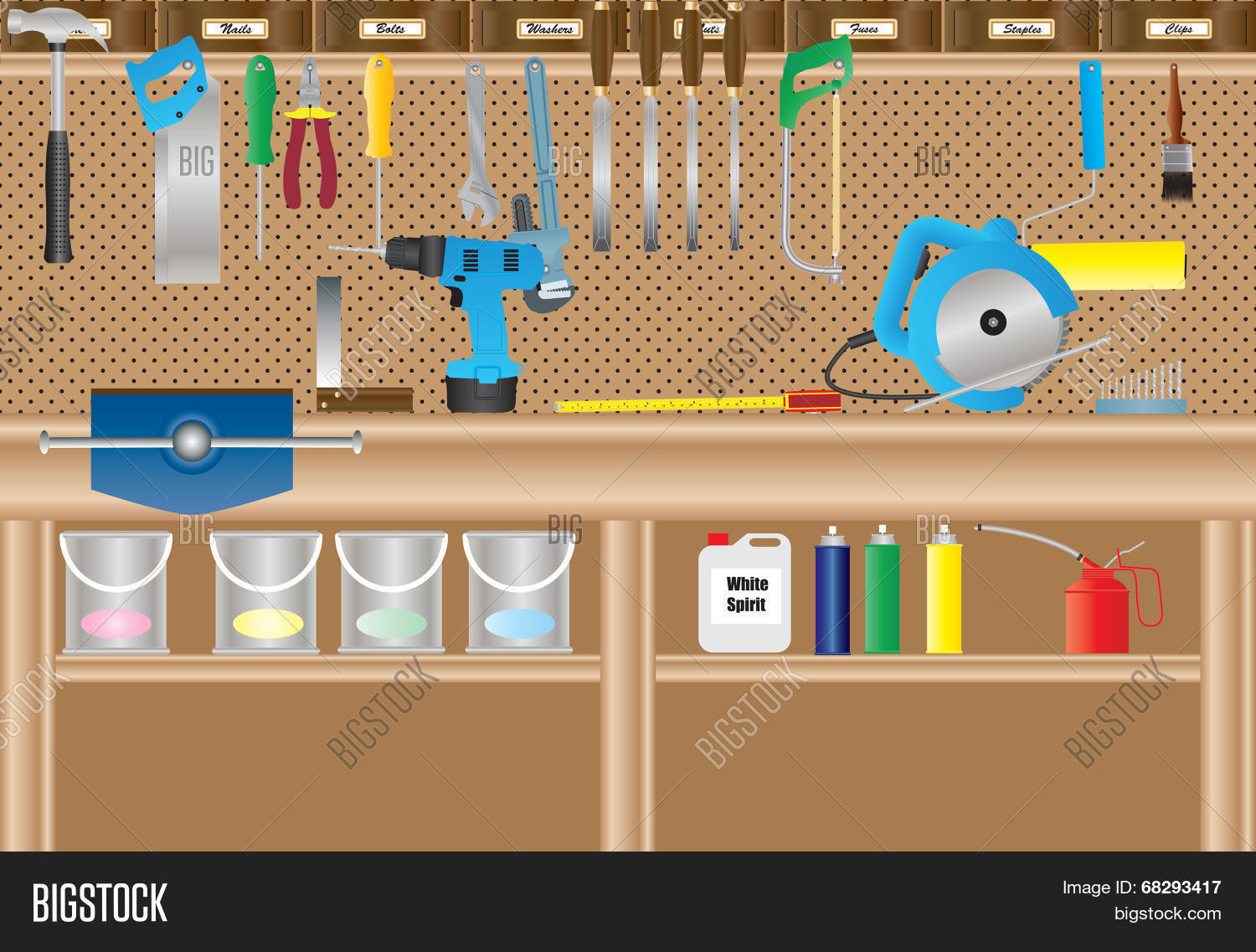 Workbench Vector & Photo (Free Trial) | Bigstock
