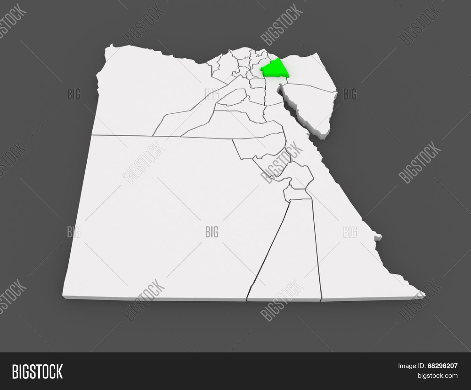 Map Ismailia. Egypt. Image & Photo (Free Trial) | Bigstock