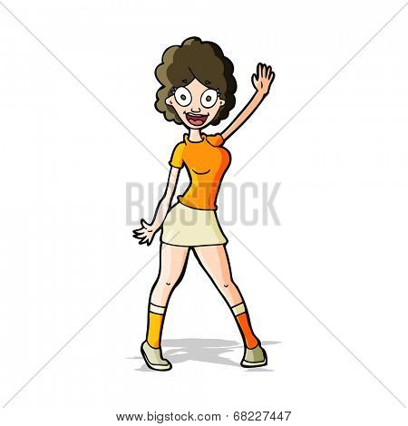 Cartoon Woman Dancing Vector & Photo (Free Trial) | Bigstock