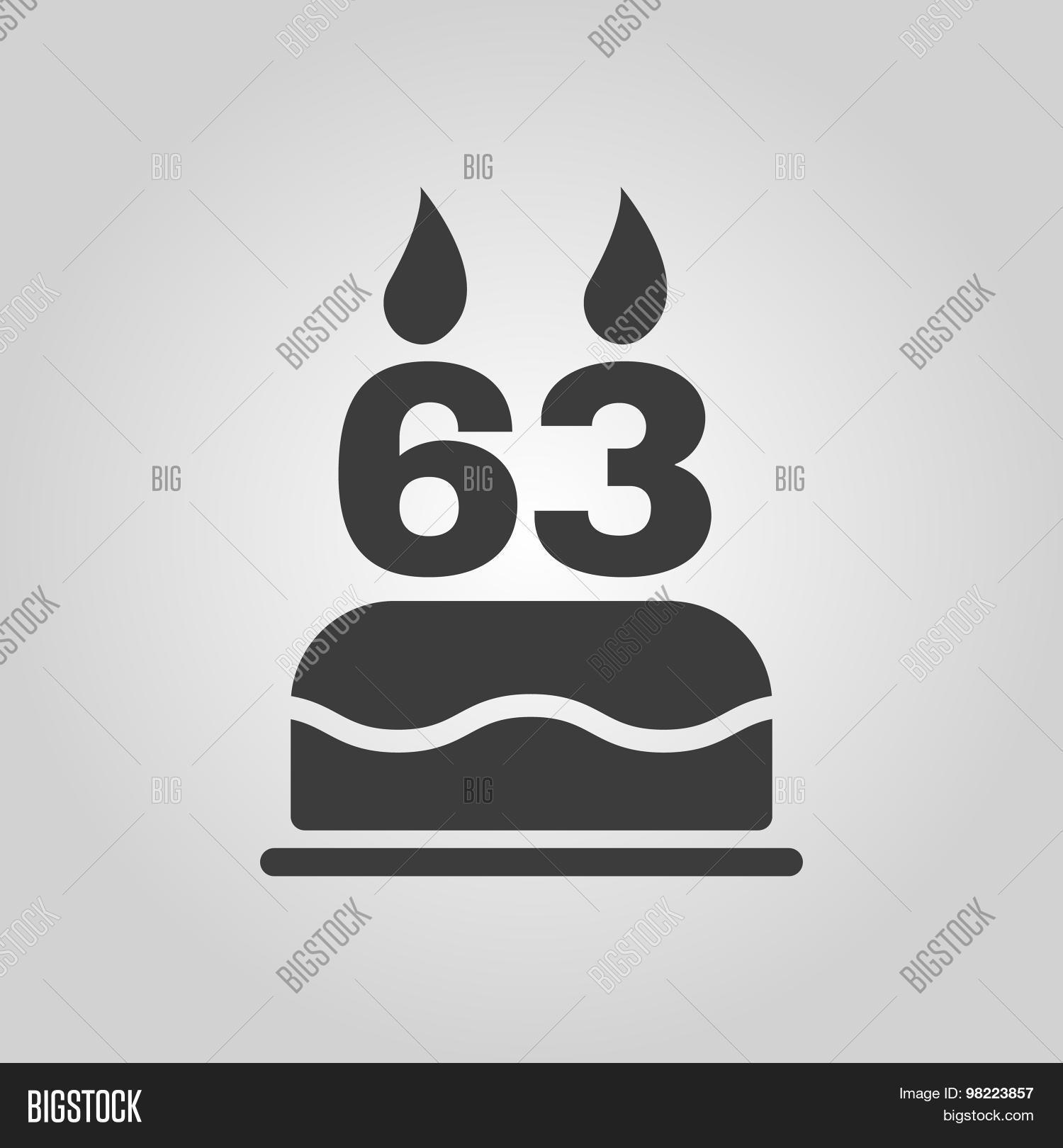Birthday Cake Candles Vector & Photo (Free Trial) | Bigstock