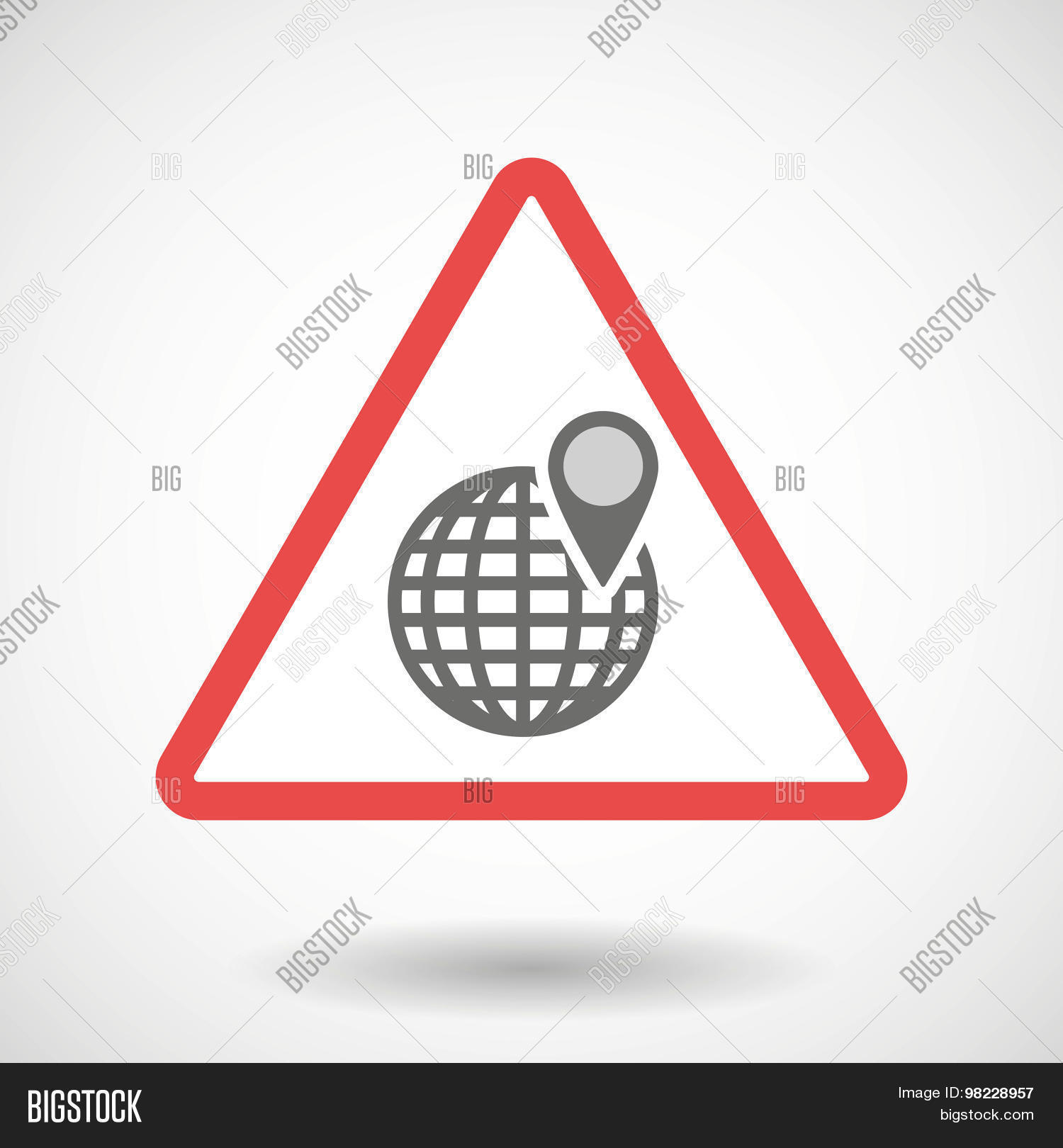Warning Signal World Vector & Photo (Free Trial) | Bigstock