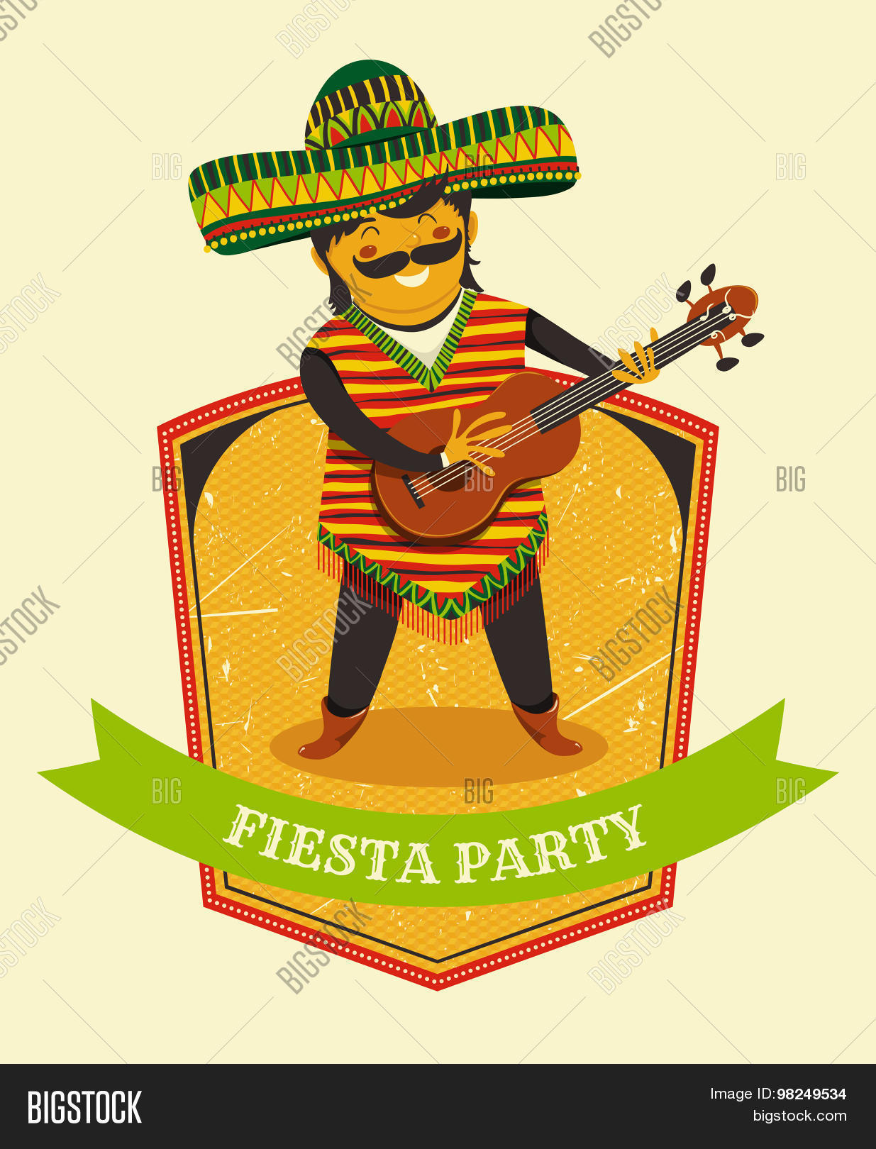 Mexican Fiesta Party Vector & Photo (Free Trial) | Bigstock