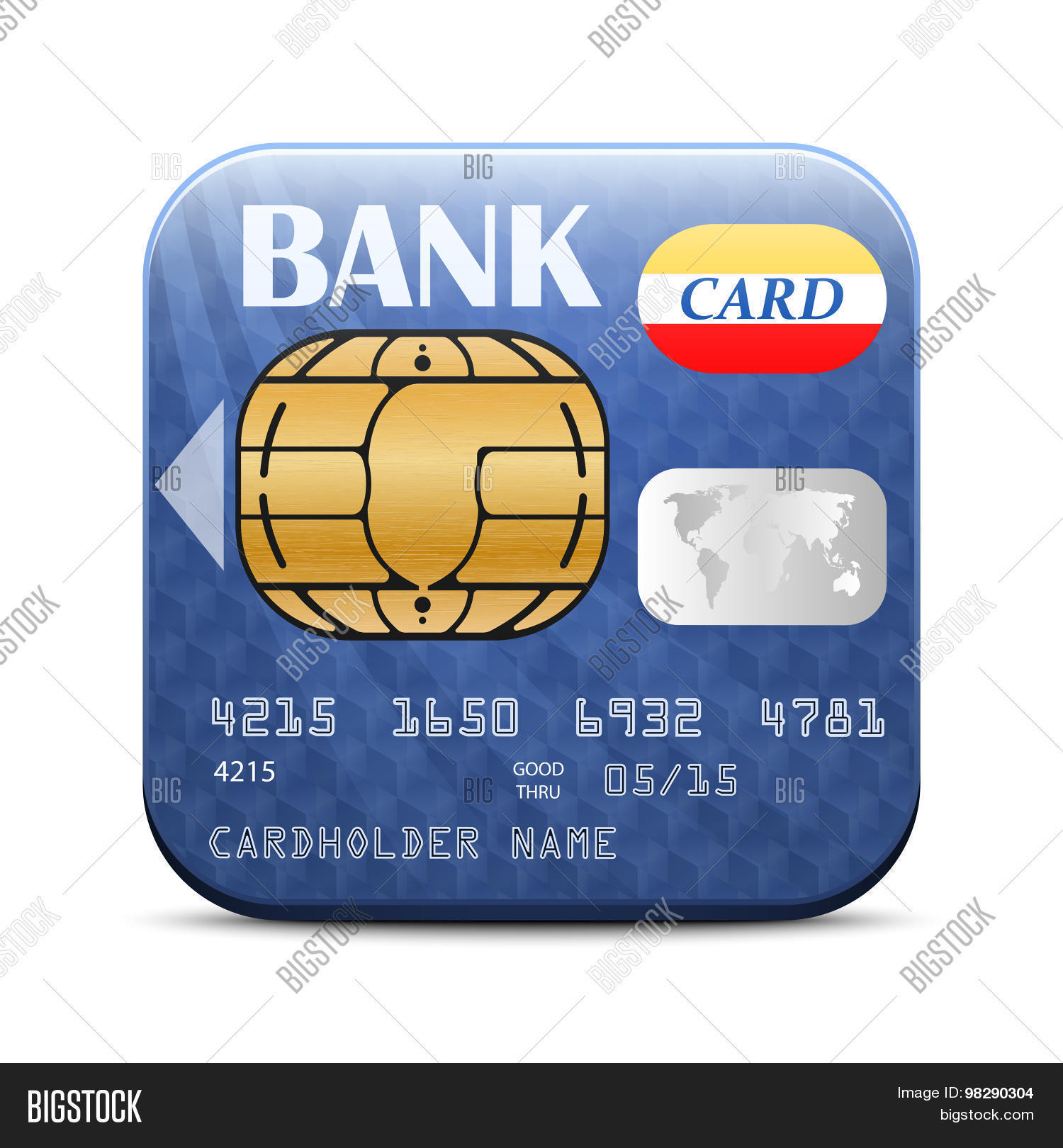 Credit Card App Icon Vector & Photo (Free Trial) | Bigstock