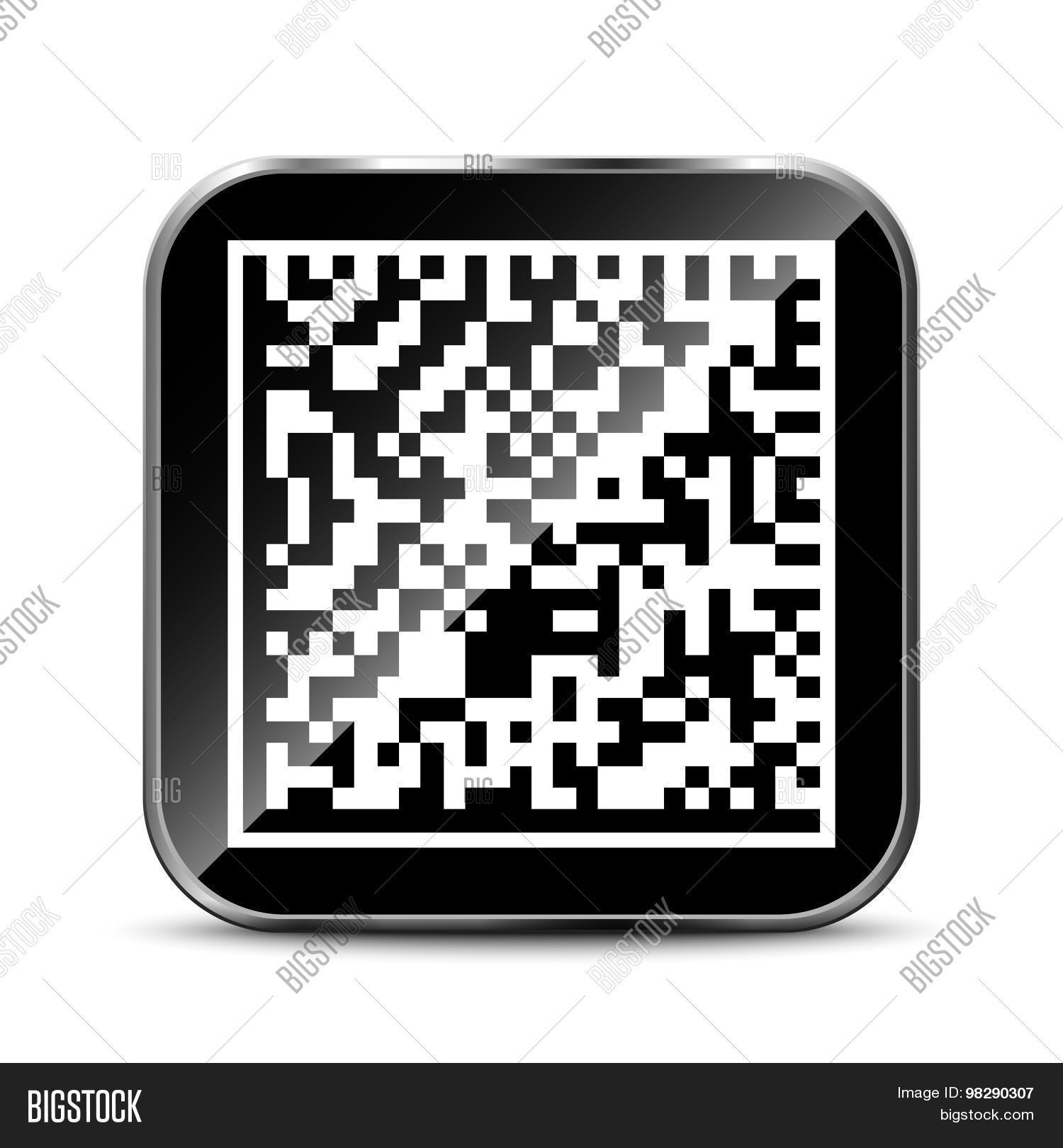 Datamatrix App Icon Vector & Photo (Free Trial) | Bigstock