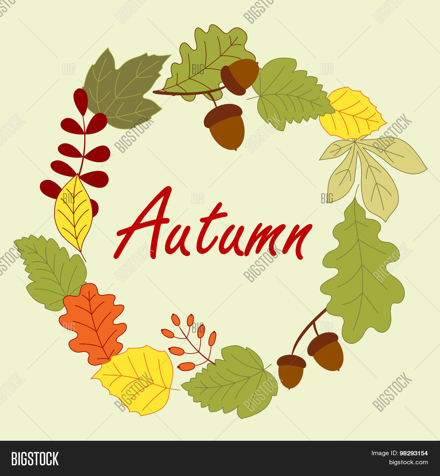 Season Frame Autumn Vector & Photo (Free Trial) | Bigstock