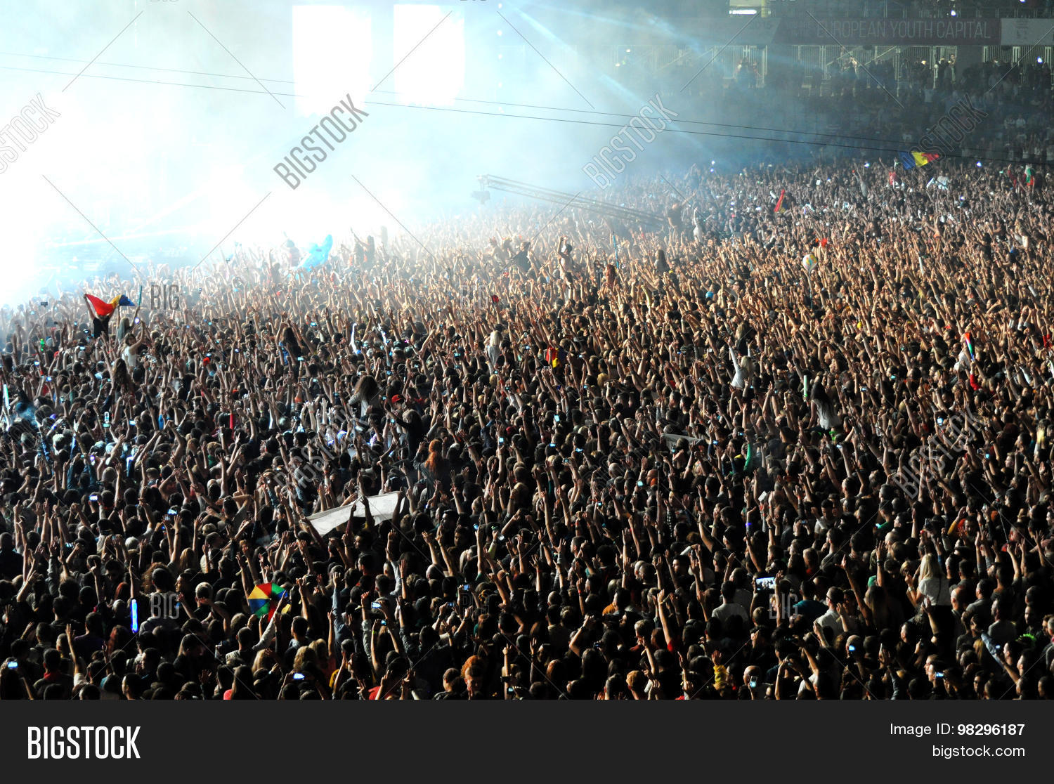 Crowd People Raising Image & Photo (Free Trial) | Bigstock